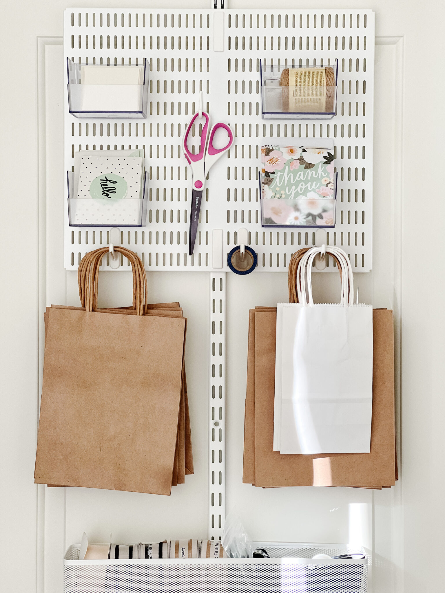 Let’s Get Organized | Door Storage - A Thoughtful Place